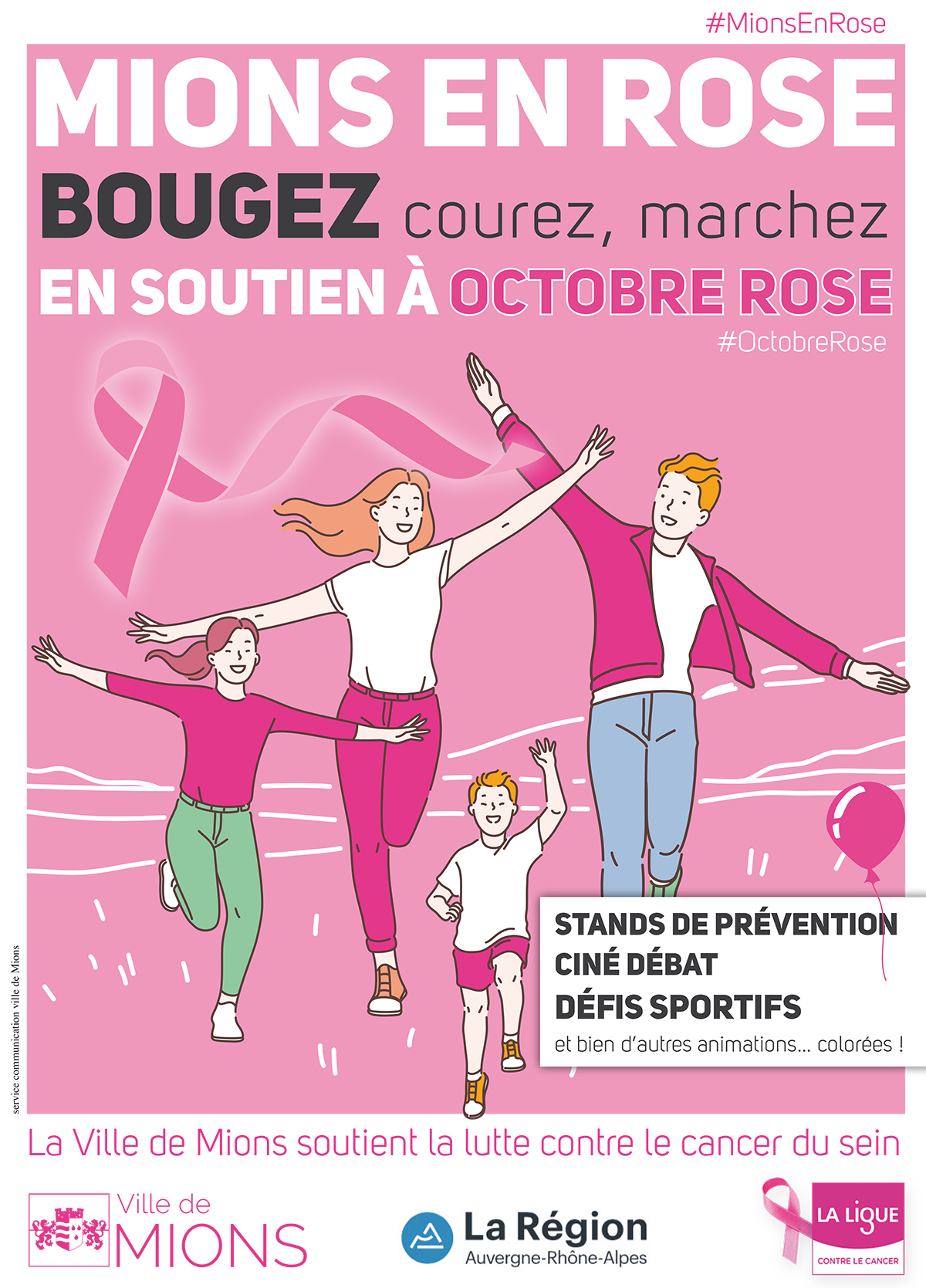 Octobre rose - Ville de Mions