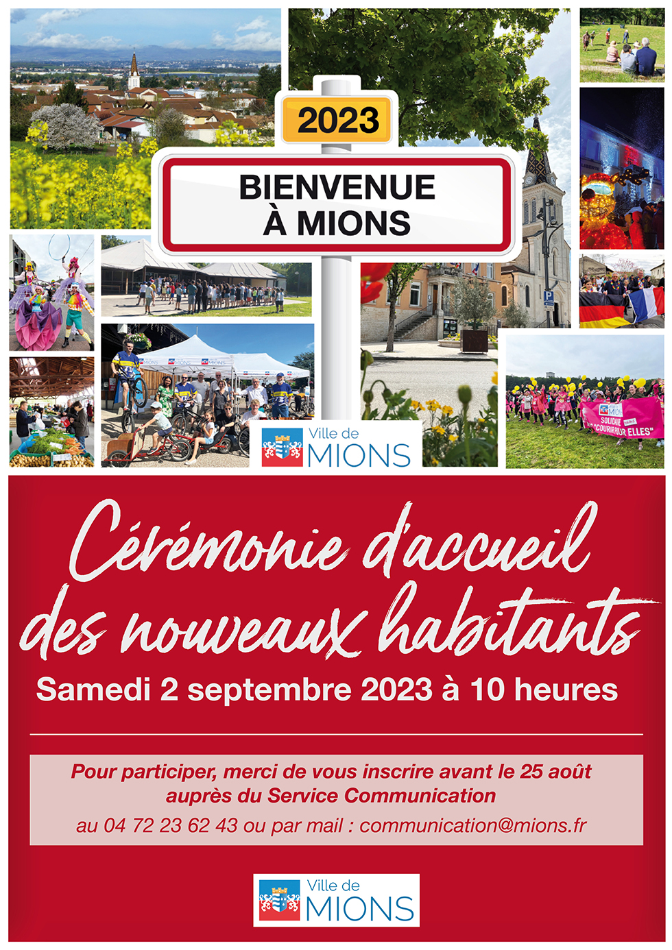 Cérémonie d'Accueil nouveaux habitants - Ville de Mions